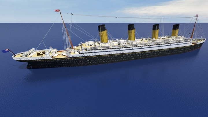 RMS Olympic 4:1 Minecraft Map