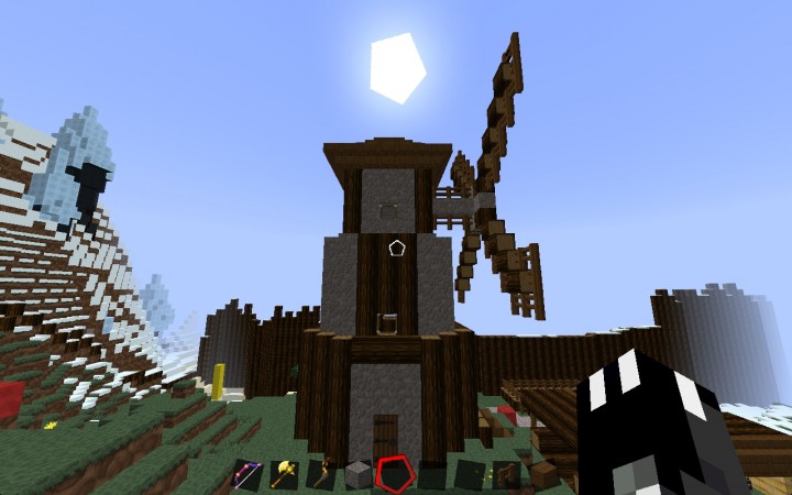 Viking Style Windmill ~ Roleplay Project ~ Wheel Of Fate Minecraft Map