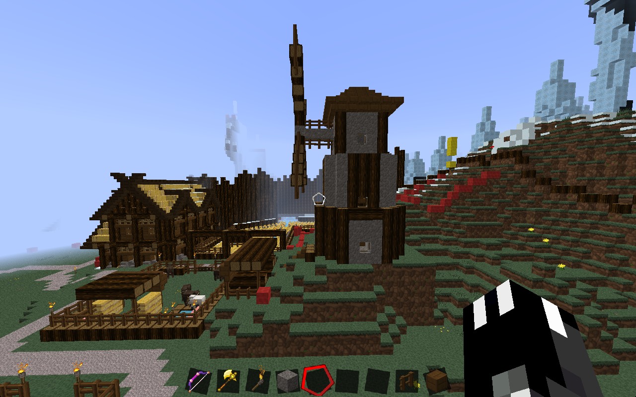 Viking Style Windmill ~ Roleplay Project ~ Wheel Of Fate Minecraft Map