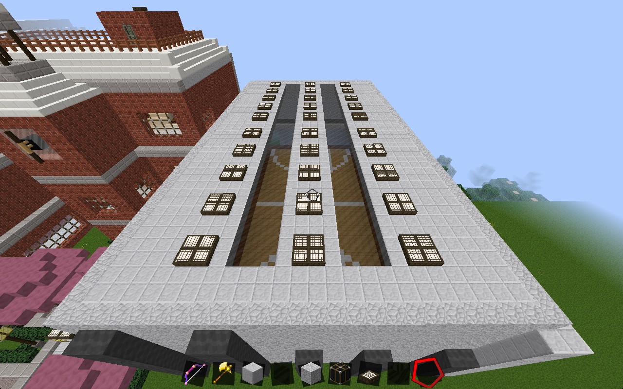Japanese School Gym Building ~ October 8th 2015 Minecraft Map