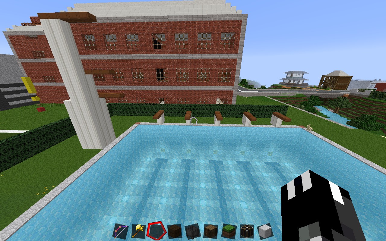 Japanese Swimming Pool ~ Oct 9th 2015 Minecraft Map