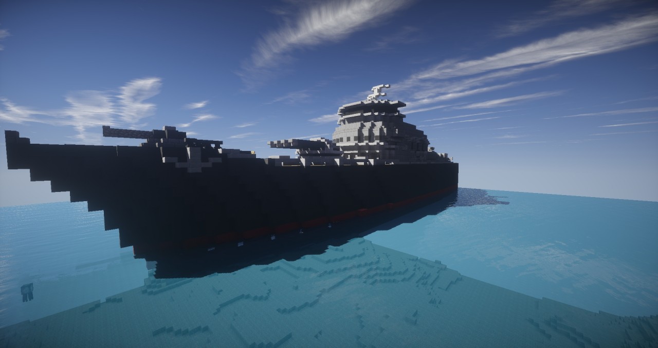 BattleShip World Download - Exterior Minecraft Map