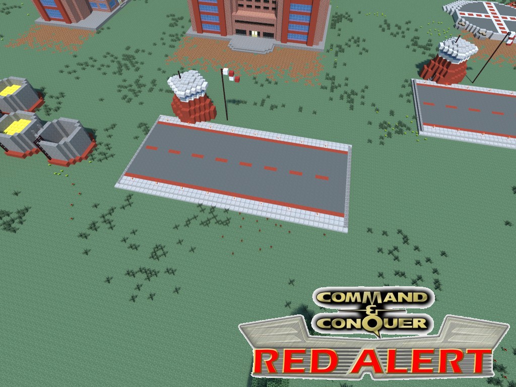 C&C Red Alert Airfield Soviets Minecraft Map