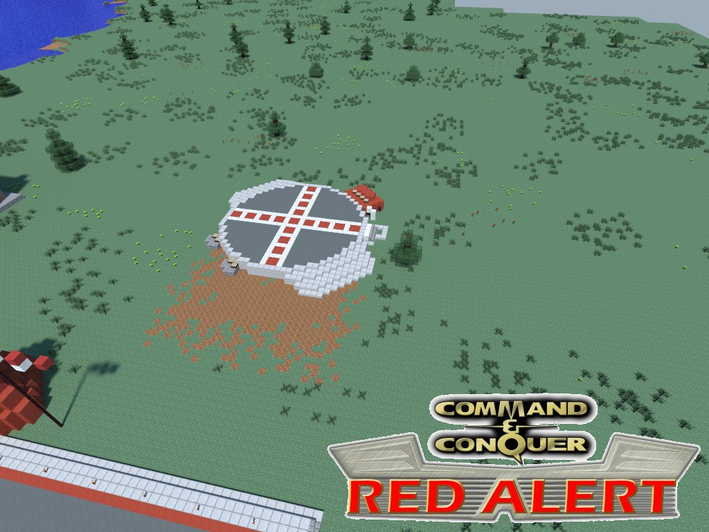 C&C Red Alert Helipad Minecraft Map