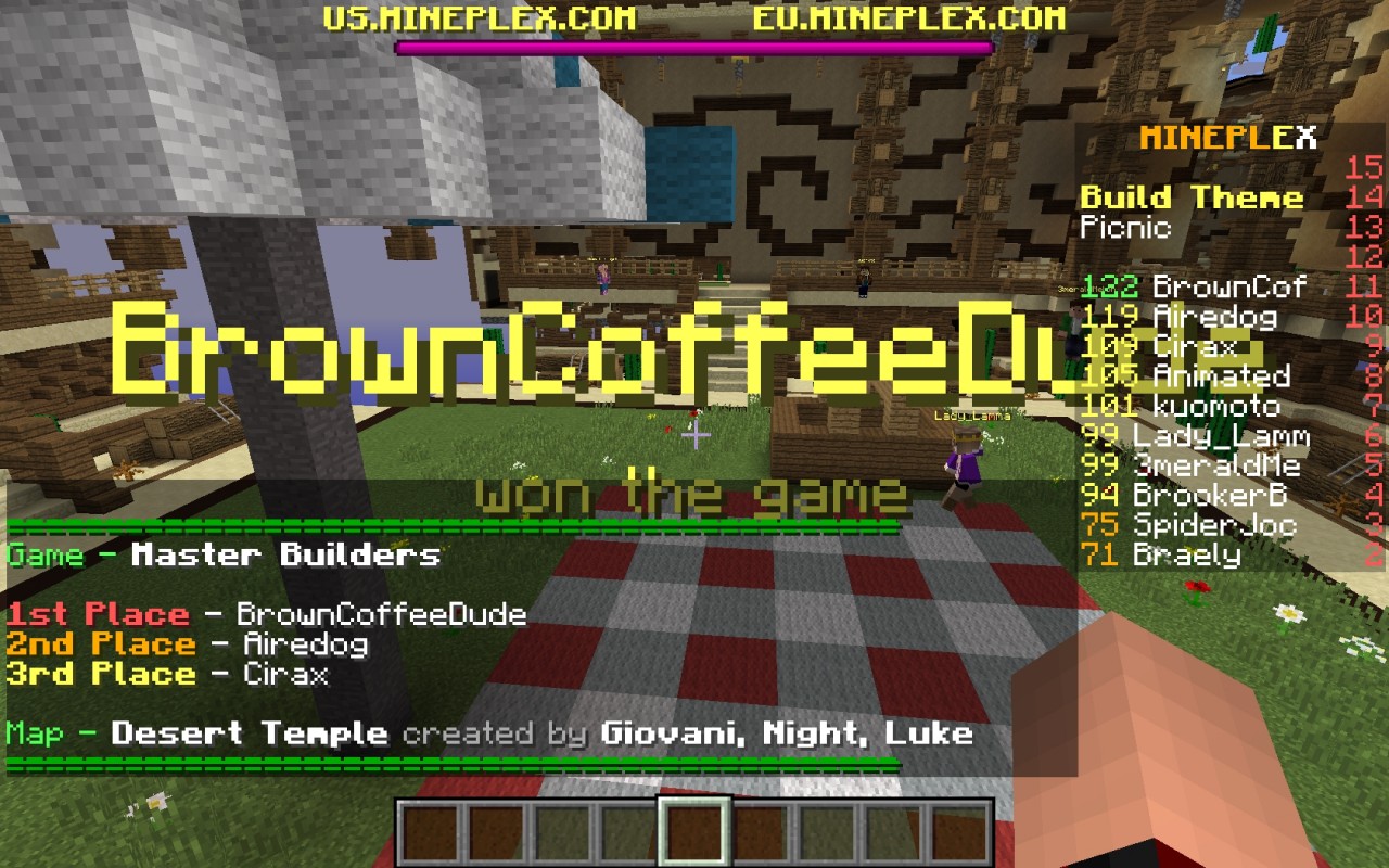 [Build Battle] #4 [Picnic] Minecraft Map