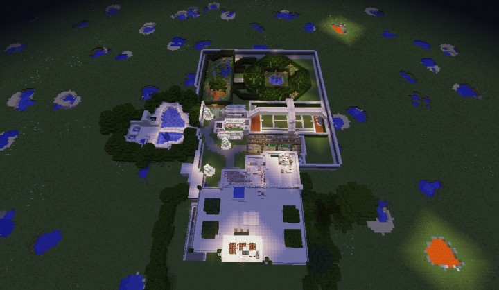 Morden Redstone Smart House Minecraft Map
