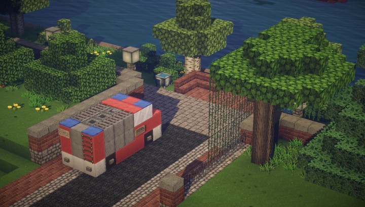 Download the barrage and the sluice in Frankfurt (Germany) Minecraft Map