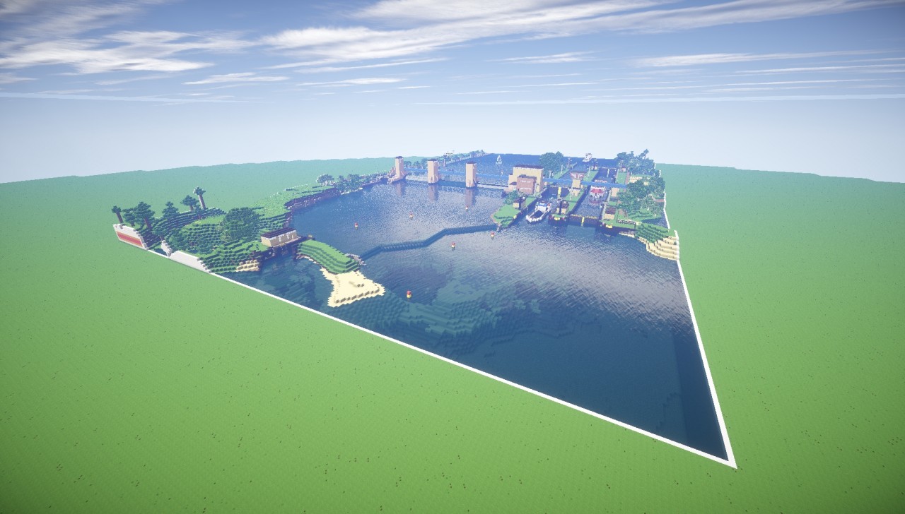 Download the barrage and the sluice in Frankfurt (Germany) Minecraft Map