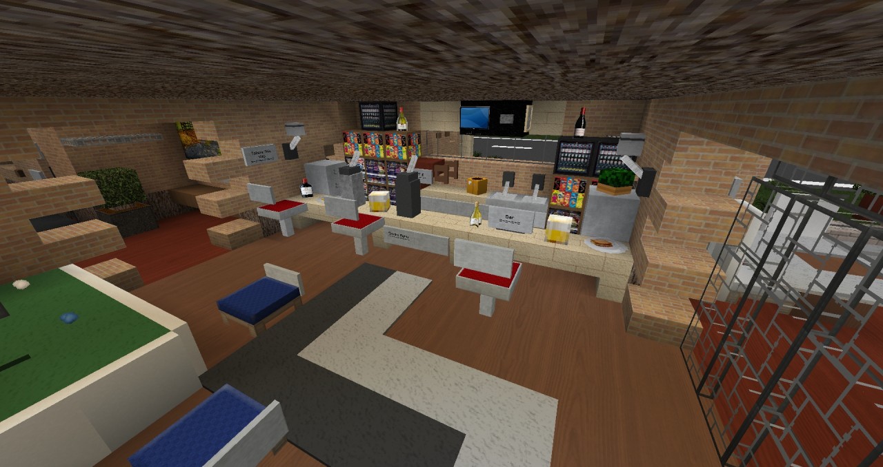 Tj's Grill | Art Deco Restaurant Minecraft Map