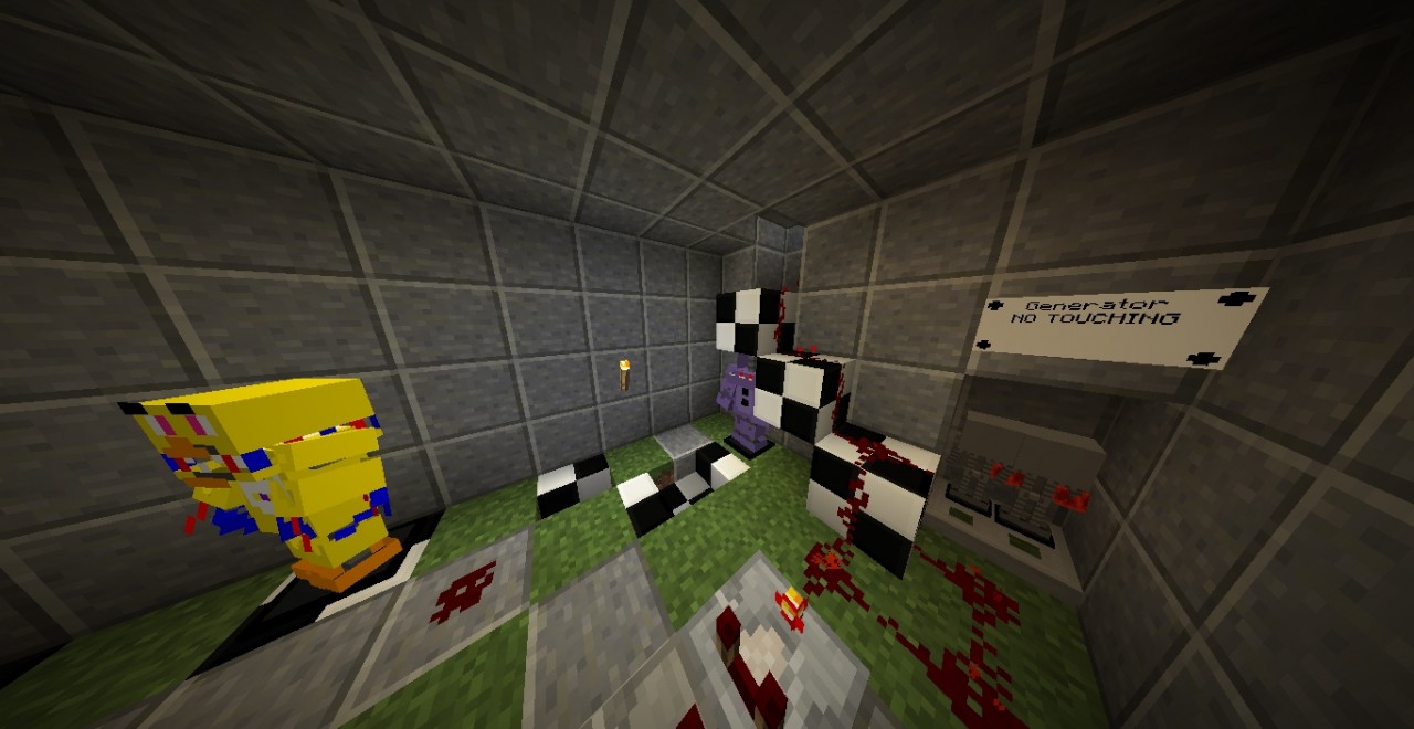 Five Nights At Freddy's Custom Map BETA 1.4 Minecraft Map