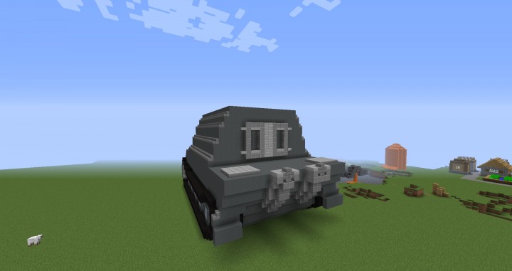Jagtiger German Tank Destroyer Minecraft Map