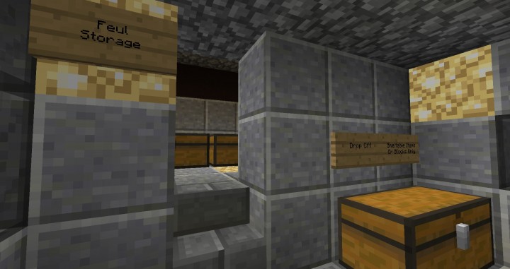Automatic Furnace House Minecraft Map
