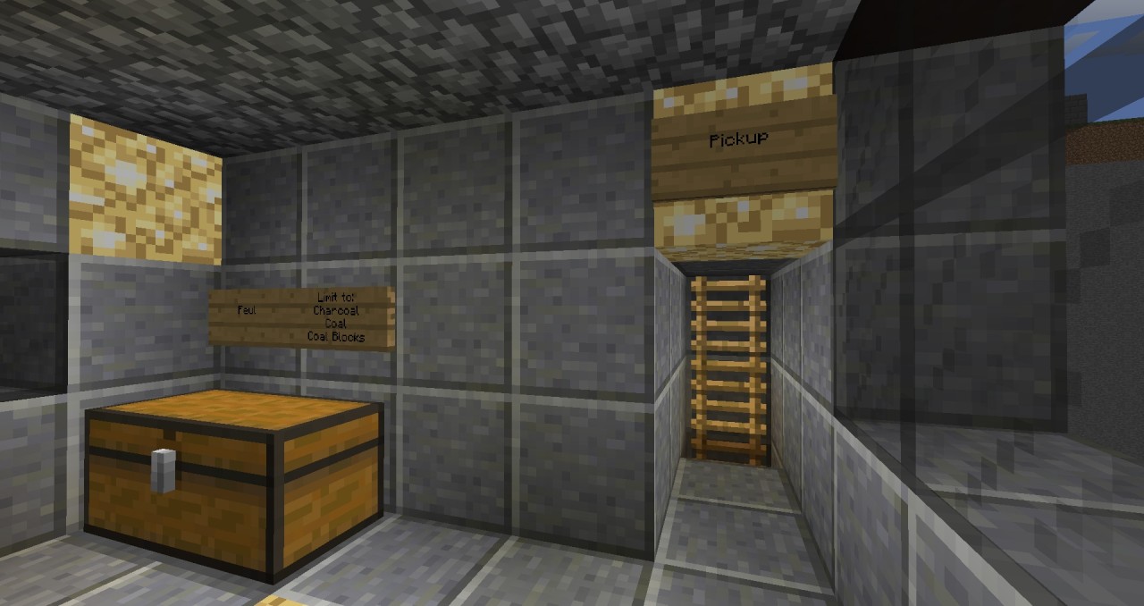 Automatic Furnace House Minecraft Map