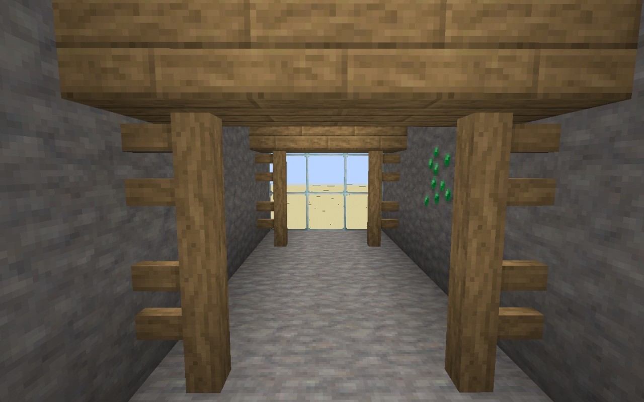 Mines in a cube Minecraft Map