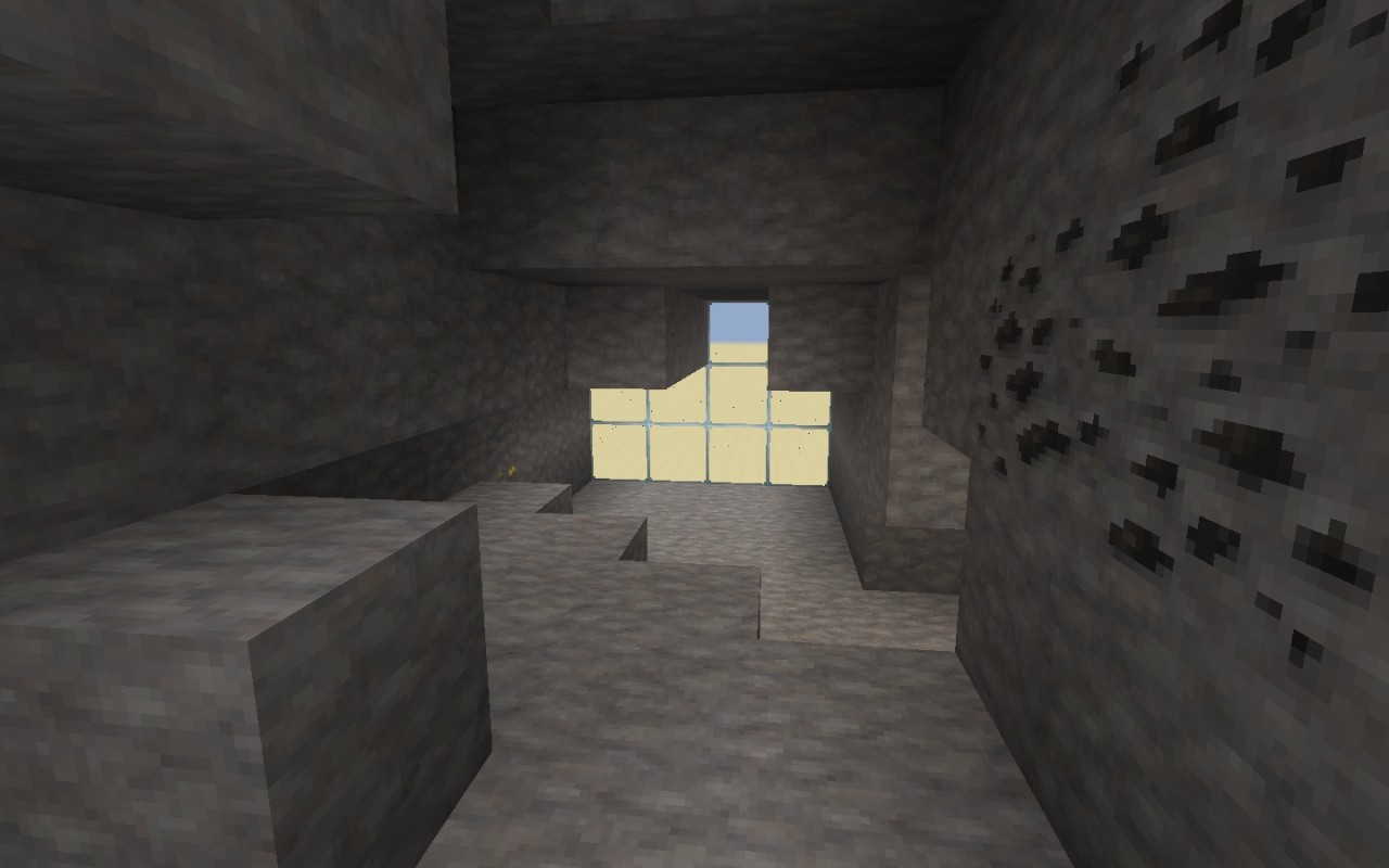 Mines in a cube Minecraft Map