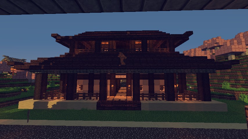 Traditional Asian themed small shop Minecraft Map