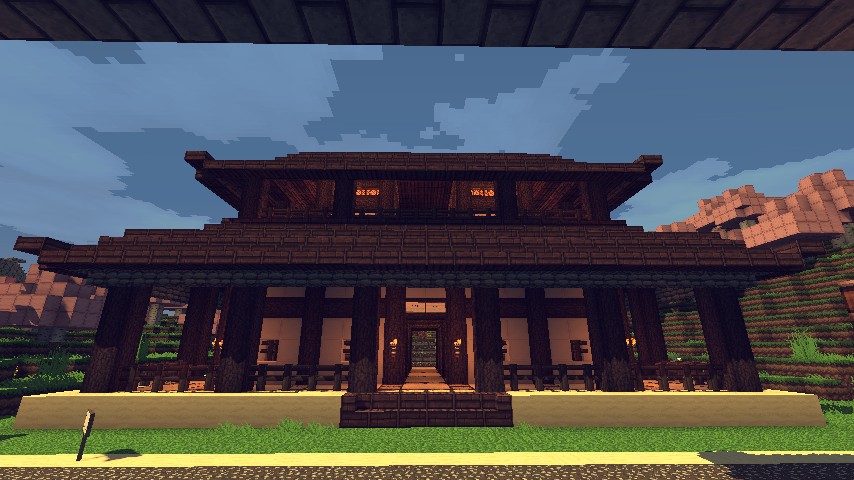 Traditional Asian themed small shop Minecraft Map
