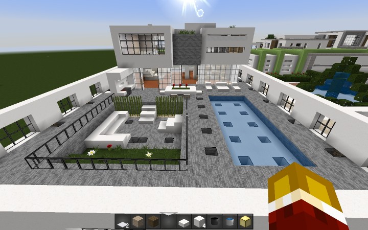 Modern Neighborhood Minecraft Map