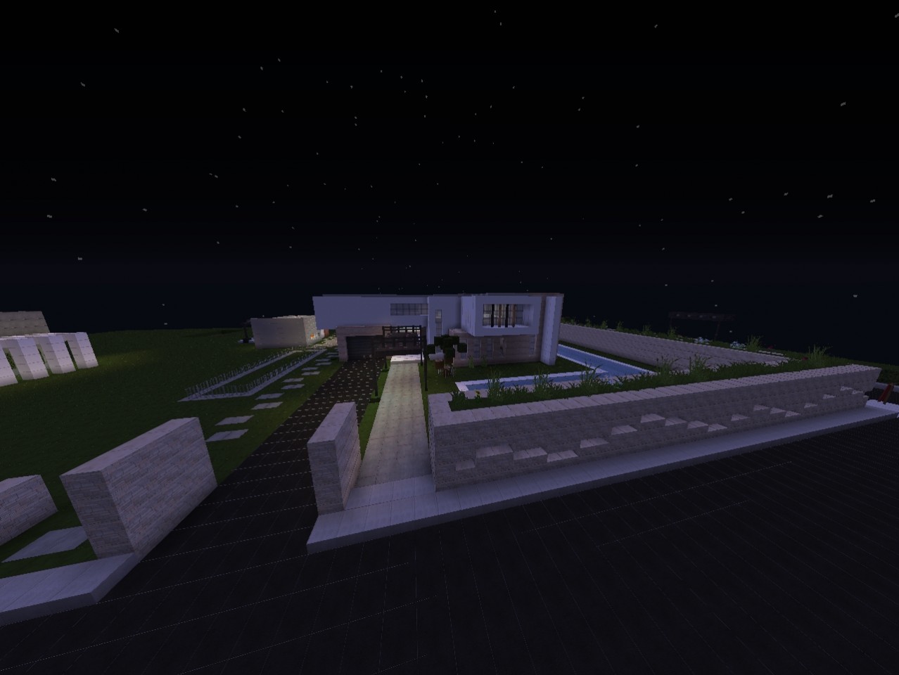 ville minecraft moderne Minecraft Map