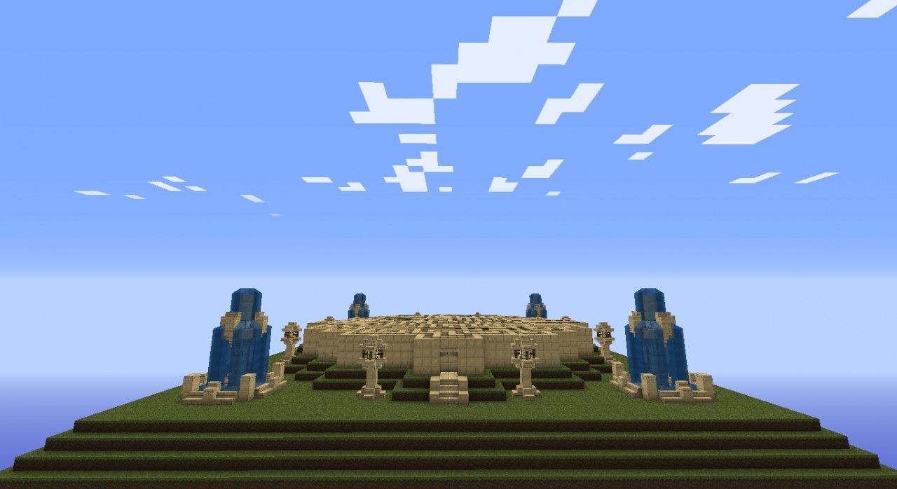 Sandstone maze Minecraft Map