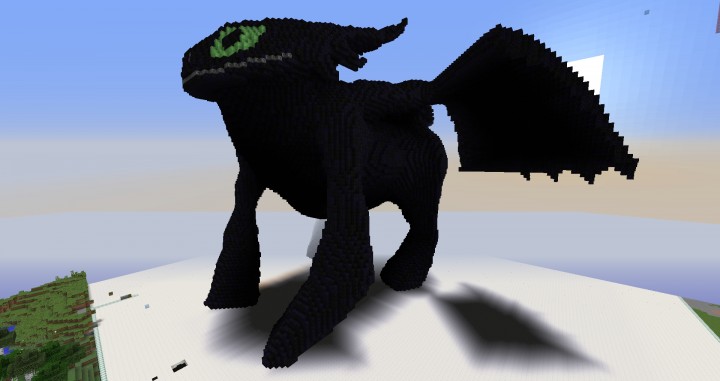 Toothless NF Dragon Minecraft Map