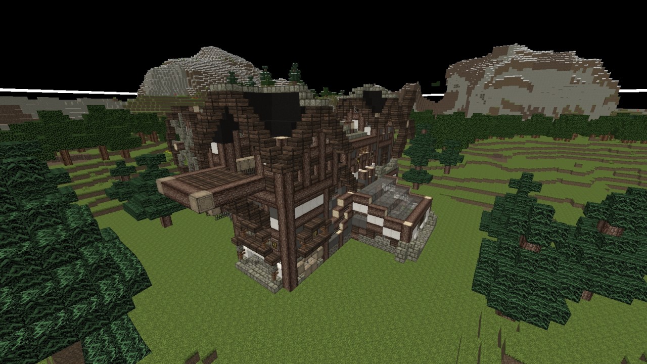 Steampunk Town Spawn Building Minecraft Map
