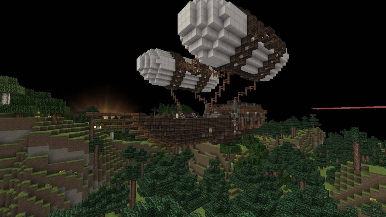 Small Airship Minecraft Map