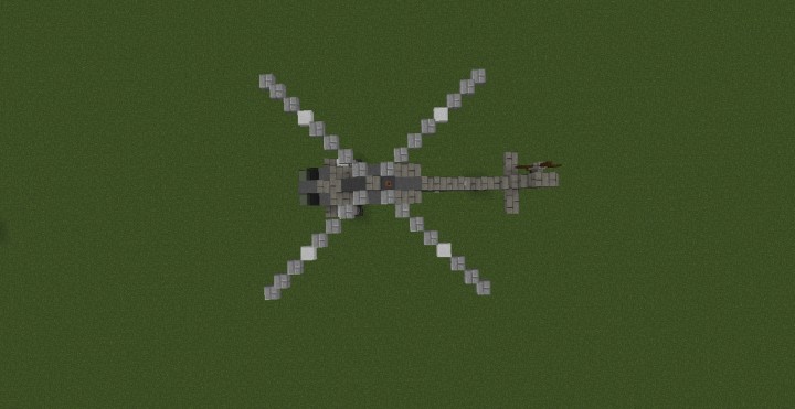 Sikorsky UH-60 Black Hawk - U.S. Army - 1.46:1 Scale - Minecraft ...