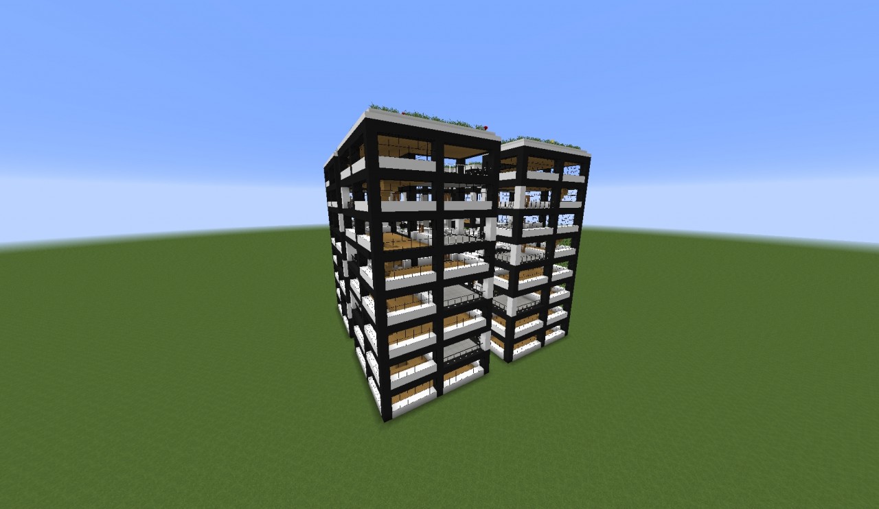 #9 modern tower square [subscribe: princeafka] Minecraft Map