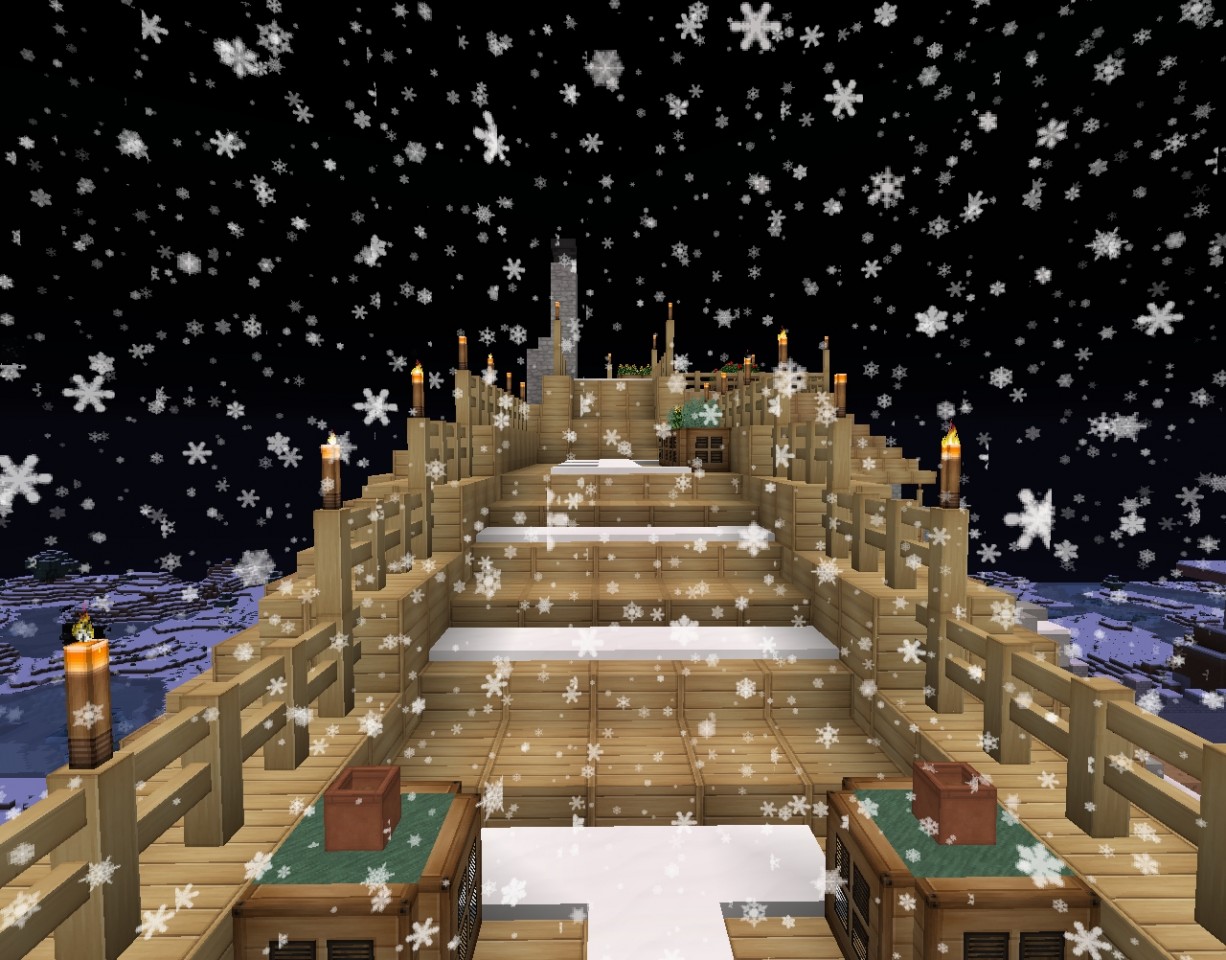 Secret Winter Estate - From my snow world. Minecraft Map