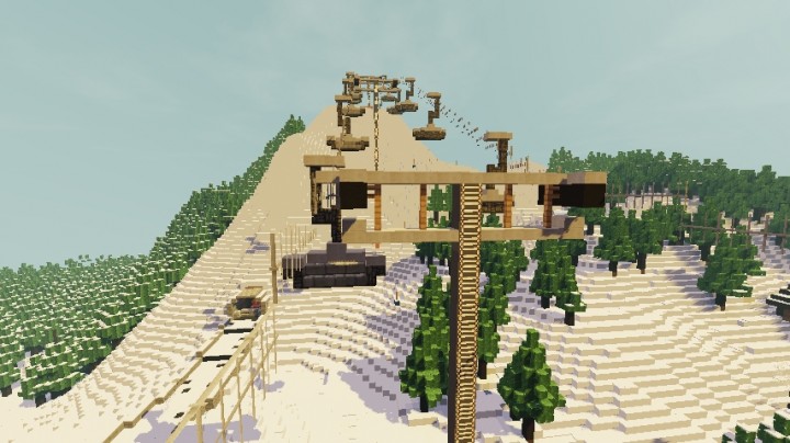 Epic Sunflare Ski Resort [+DOWNLOAD] Minecraft Map