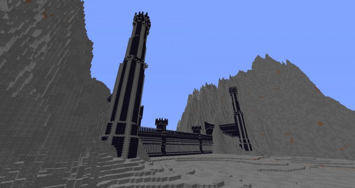 LOTR: The Black Gate of Mordor (Obsidian) Minecraft Map