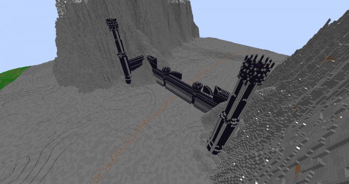 LOTR: The Black Gate of Mordor (Obsidian) Minecraft Map