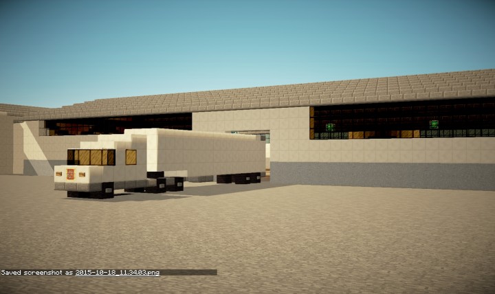 Average Semi-trailer Truck 1:1 Scale Minecraft Map