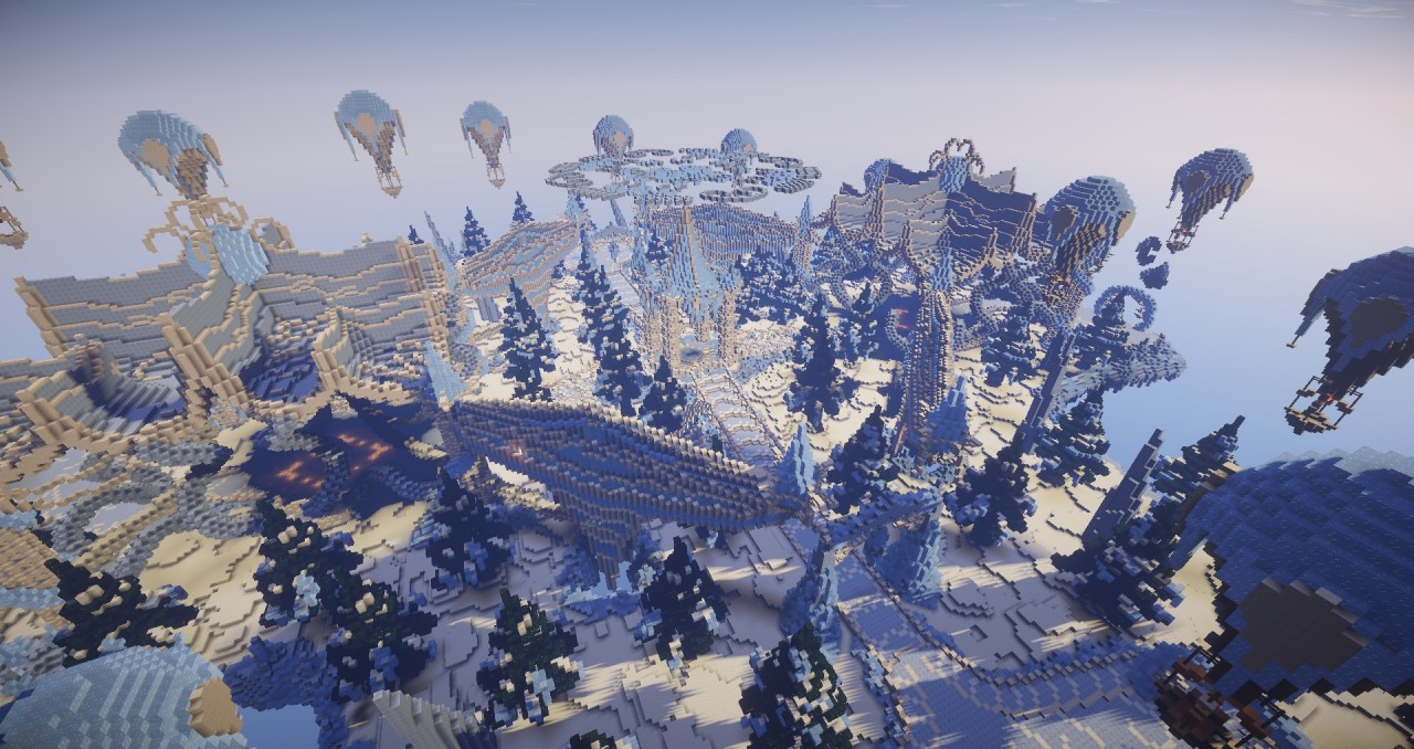 Epic Frozen Hub - Created by BB-Team Minecraft Map