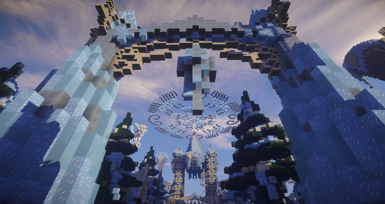 Epic Frozen Hub - Created by BB-Team Minecraft Map