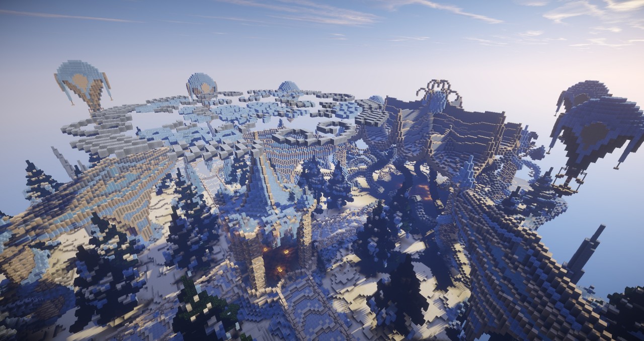 Epic Frozen Hub - Created by BB-Team Minecraft Map
