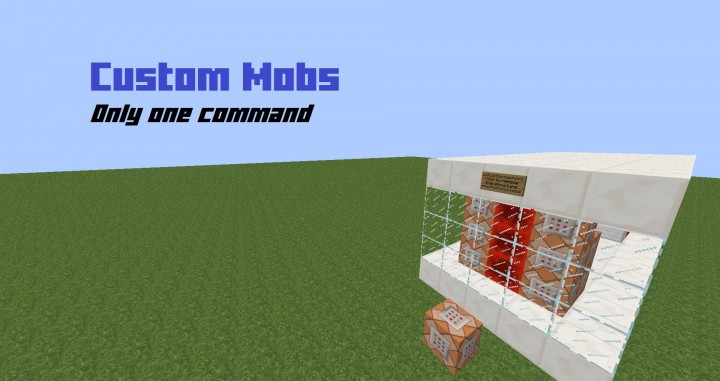 Custom Mobs - One Command Creation by the MCManiac Minecraft Map