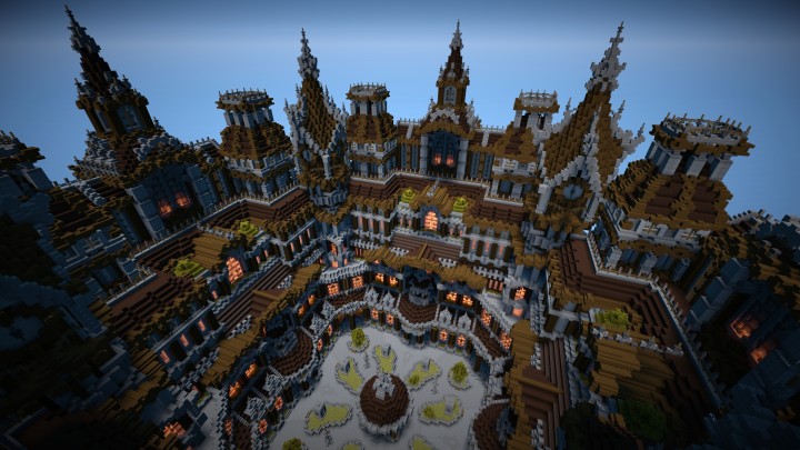 173x173 Fantasy spawn Minecraft Map