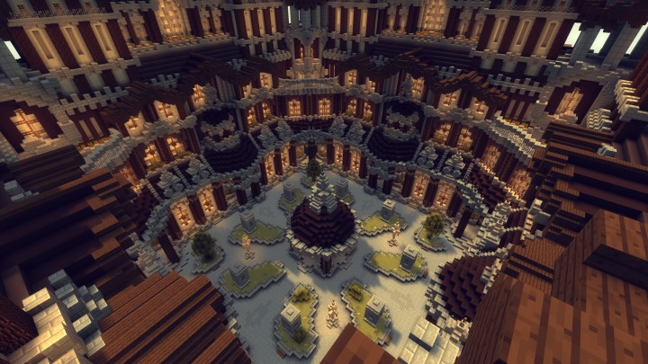 173x173 Fantasy spawn Minecraft Map