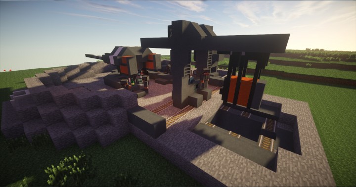 FLAK 44 12.8cm AA Bunker Minecraft Map