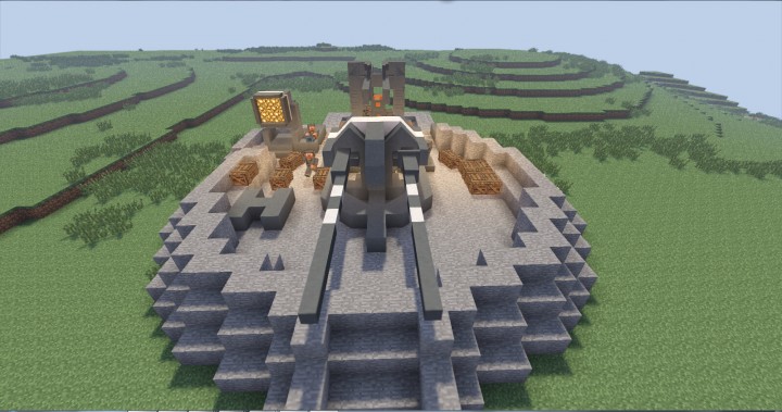 FLAK 44 12.8cm AA Bunker Minecraft Map