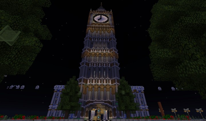 Elizabeth Tower ( Big Ben ) Minecraft Map