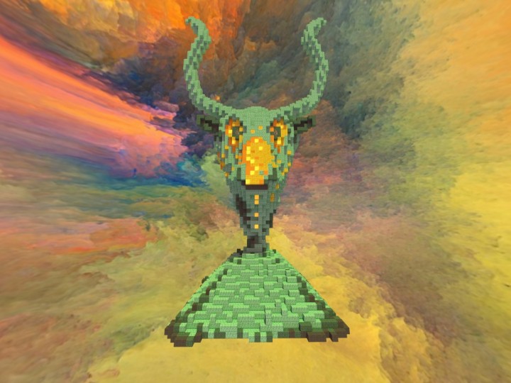 Bull Statuette - Level 30 Special - Download available. Minecraft Project