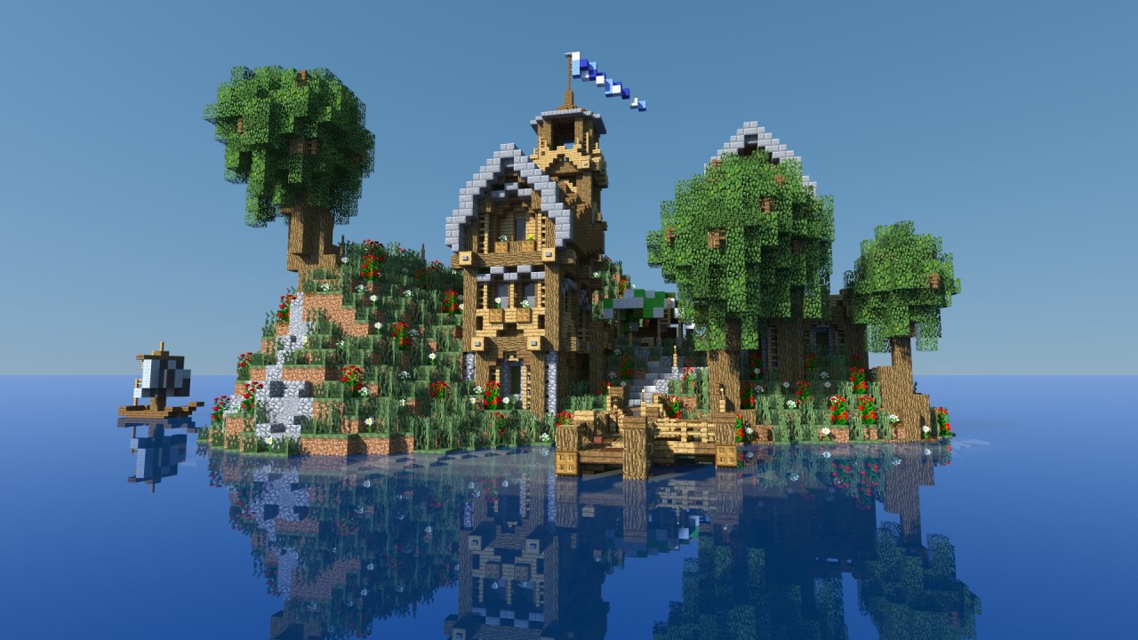 Little Village on an island 'Isle of Sailchester' [Cephyr Application] Minecraft Map