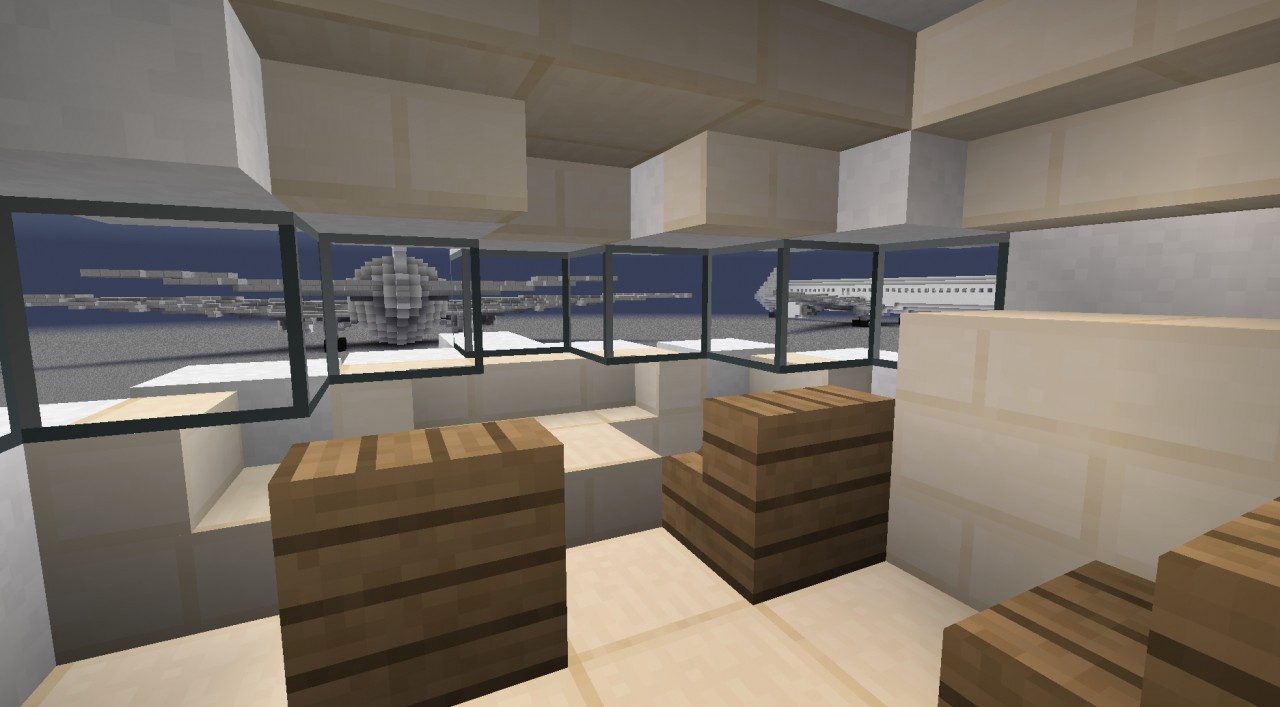 Boeing 767-300ER Qantas Minecraft Map