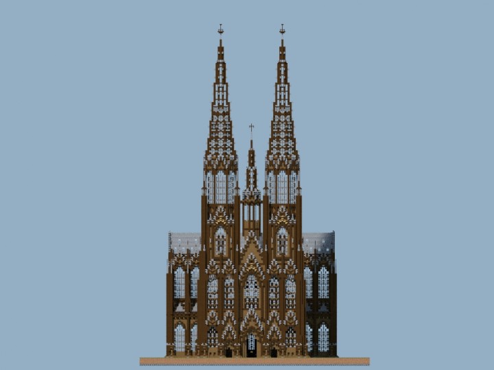Cologne cathedral / (Kölner dom) - Scale 1:1 Minecraft Map