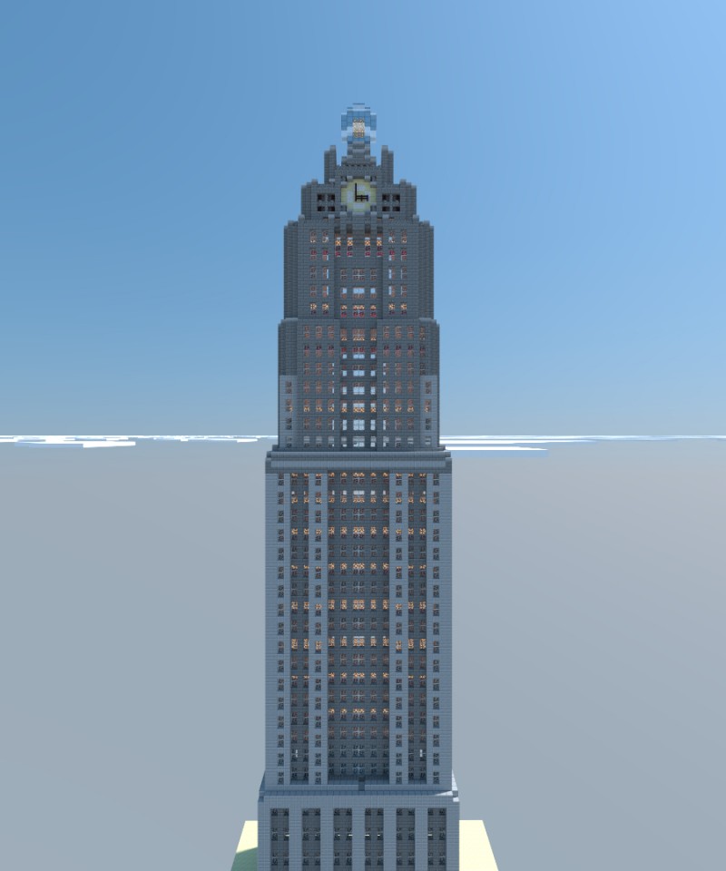 City style casino tower Minecraft Map