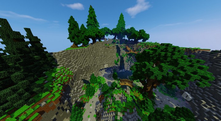 Overgrown Sever Spawn Minecraft Map