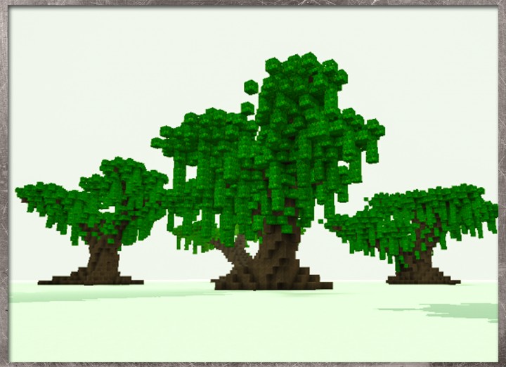 12x Custom trees free for you(-: By Katariawolf Minecraft Map